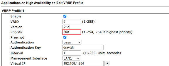 DrayOS 4 - Hướng Dẫn cấu hình tăng khả năng dự phòng với VRRP | Cân bằng tải Load Balance - Định ...